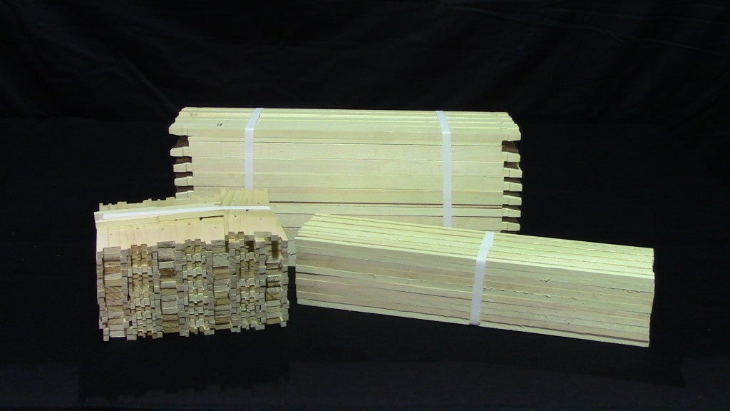 6 1/4" (MEDIUM) UNASSEMBLED FRAMES - WEDGED TOP & GROOVE BOTTOM/HOLES ...